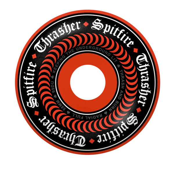SPITFIRE F4 99D THRASHER OATH RADIAL FULL WHEELS 58MM – soggybones ...